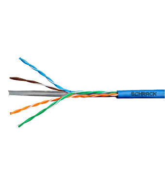 Kabl inst.Cat.6 U/UTP - 300 Mhz, 4x2xAWG-23, PVC, plavi
za rezanje