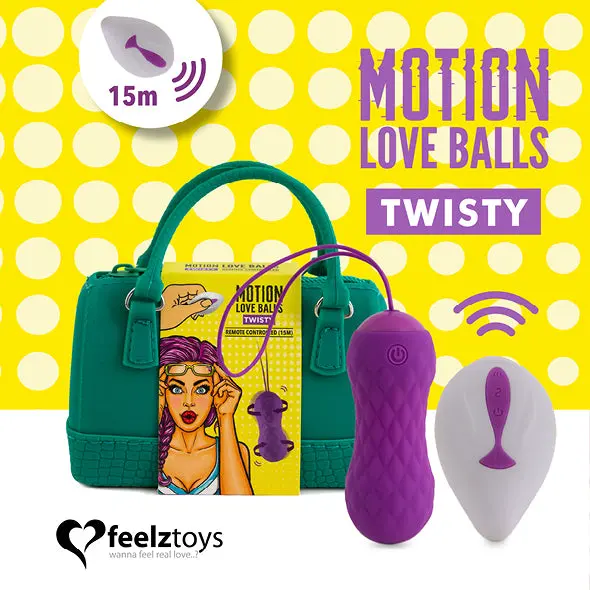 FEELZTOYS Motion Love Balls Twisty sa daljinskim upravljanjem