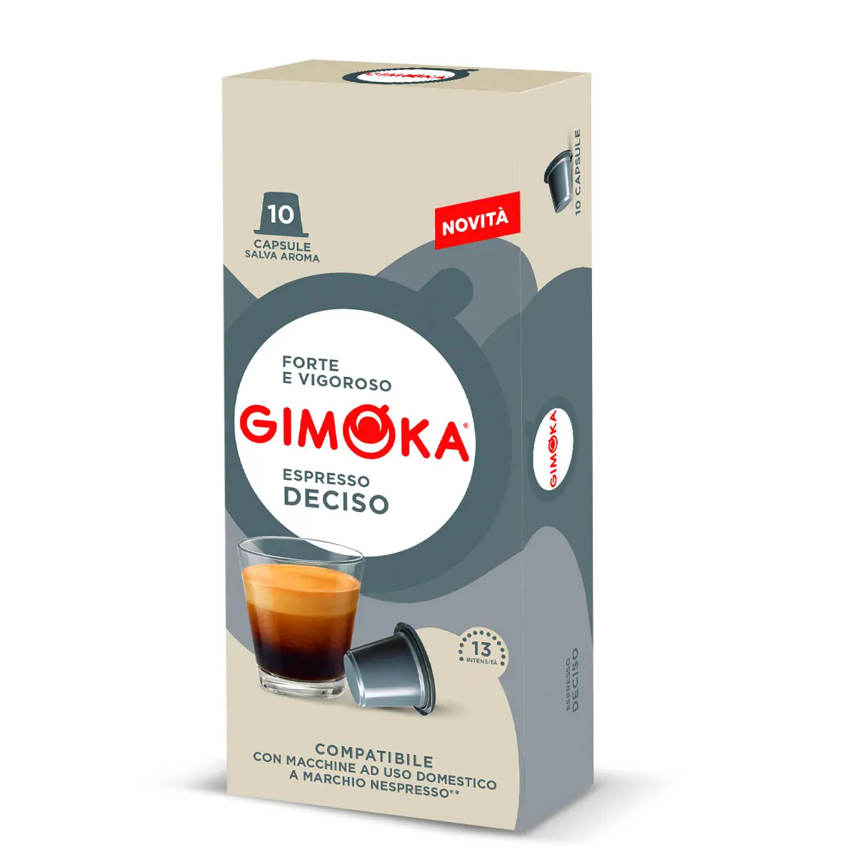 GIMOKA Kapsule Nespresso Deciso 10/1