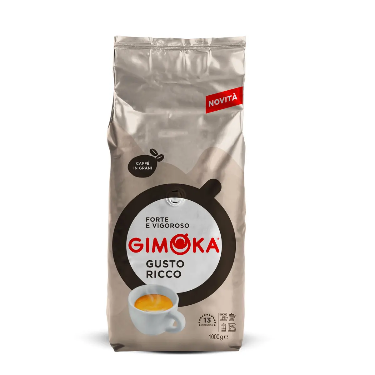 GIMOKA Pržena kafa u zrnu Gusto Ricco espresso 1kg