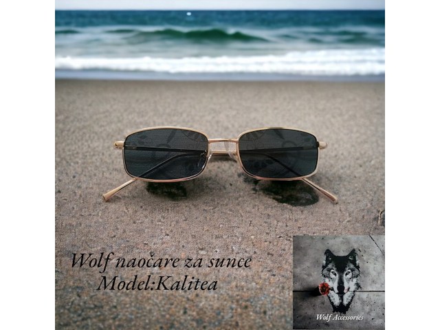 Wolf unisex naočare za sunce model Kalitea Gold/Black
