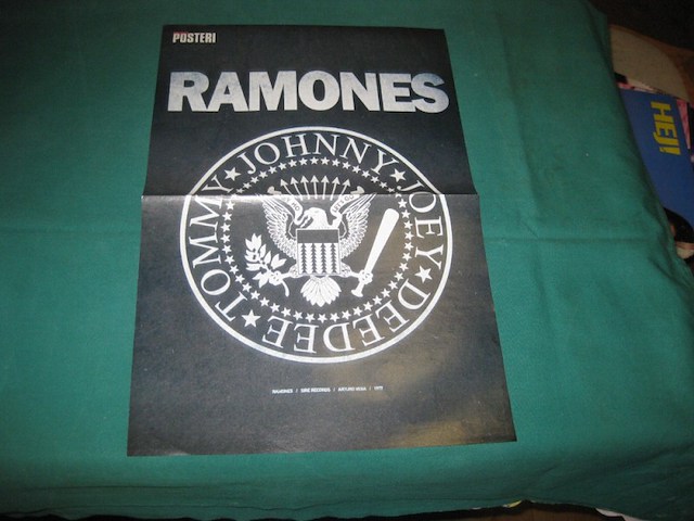 Poster (dvostrani) Ramones, Ian Somerhalder