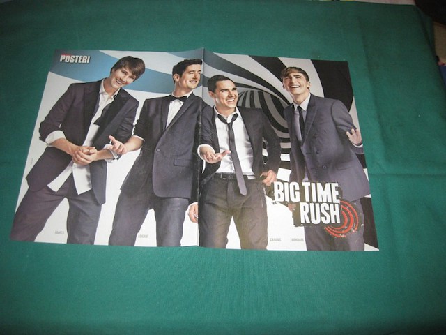 Poster (dvostrani) Big Time Rush, Miley Cyrus