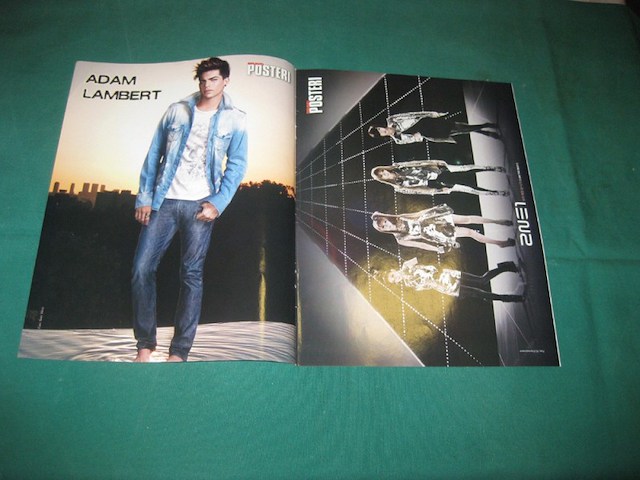 Poster (dvostrani) Snei, Adam Lambert