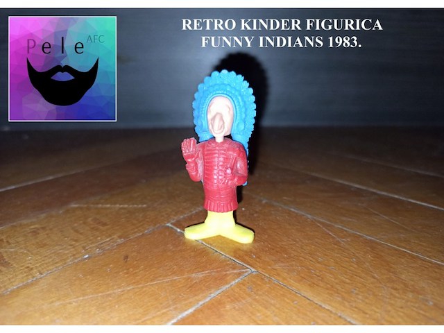Retro Kinder figurica - Indijanac Poglavica 1983.