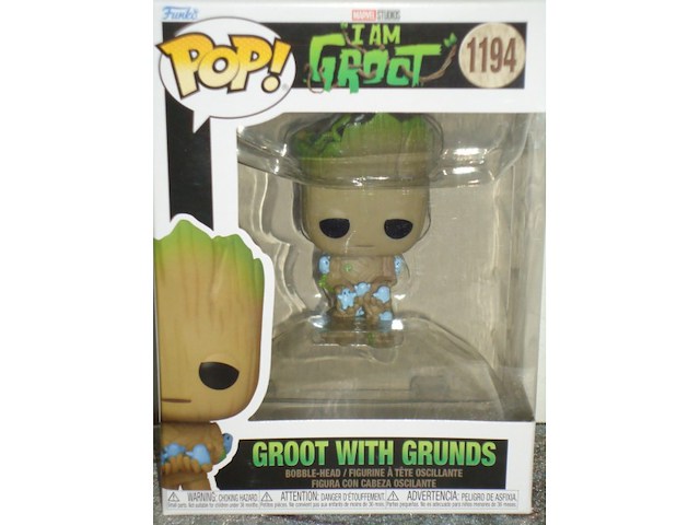 Funko POP! I am Groot - Groot with Grunds