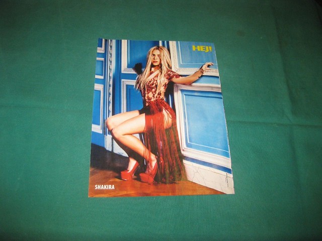 Poster (dvostrani) Shakira, Carlos Pena (Big Time Rush)