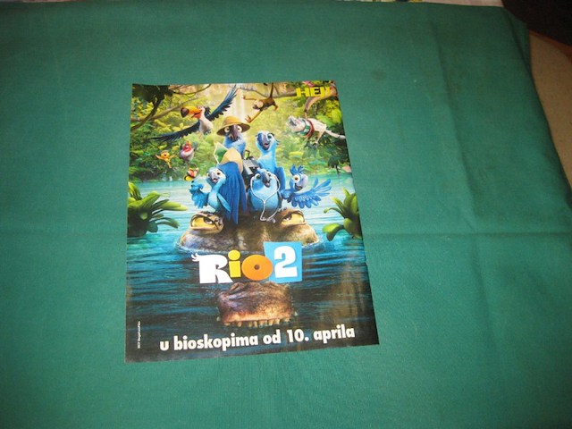 Poster (dvostrani) Rio 2, Rudimental Live