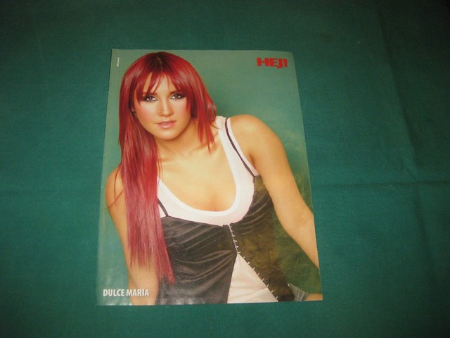 Poster (dvostrani) Dulce Maria, Big Bang