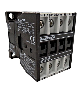 Kontaktor 3-polni 5,5kW, AC3, 14A, 110VAC+1NC /AC1/25A
K3-14ND01, Nazivna struja 14A, Napon špulne AC 110V
