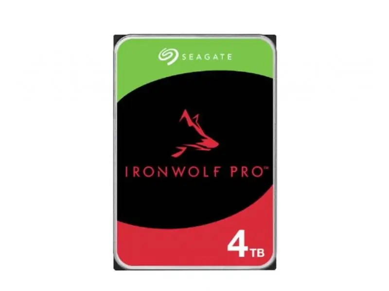 SEAGATE HDD IRONWOLF PRO NAS (3.5”/4TB/SATA/RMP 7200) ST4000NT001