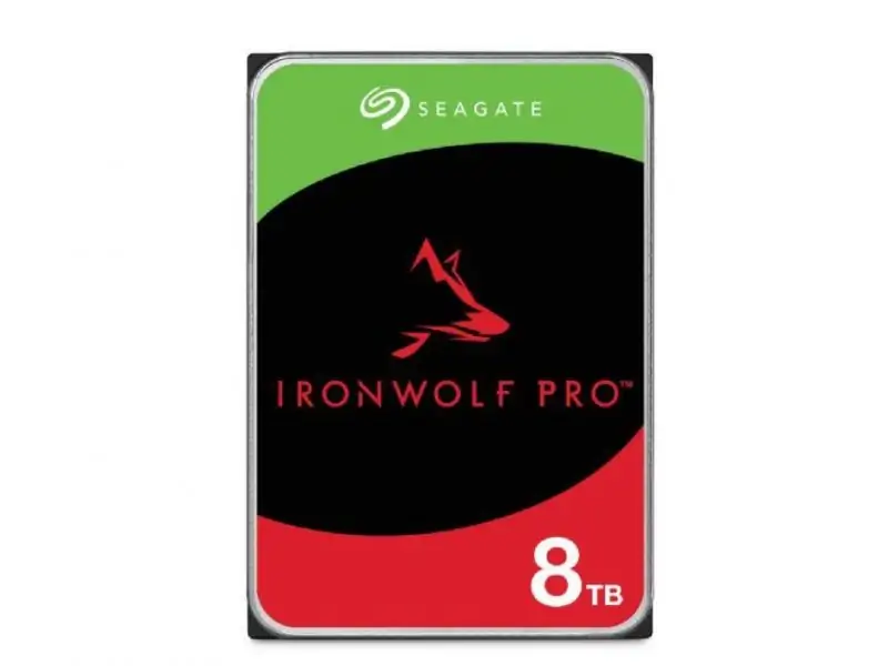 SEAGATE HDD IRONWOLF PRO NAS (3.5”/8TB/SATA/RMP 7200) ST8000NT001