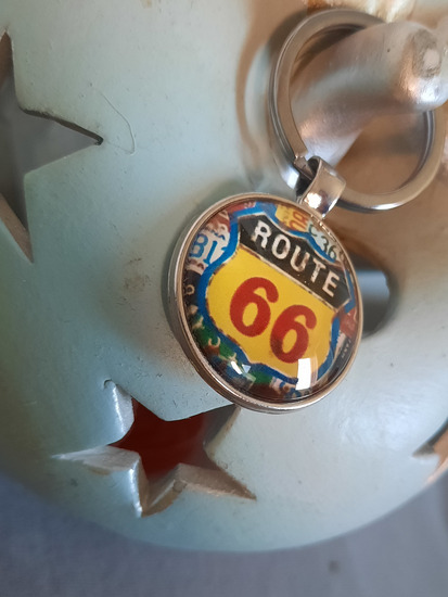 Route 66 privezak za kljuceve