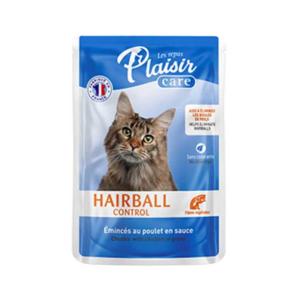 Plaisir CARE sos za mačke - Hairball 12x85g