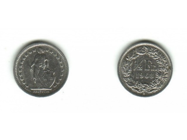 Polovina franka Švajcarska - 1968. godina