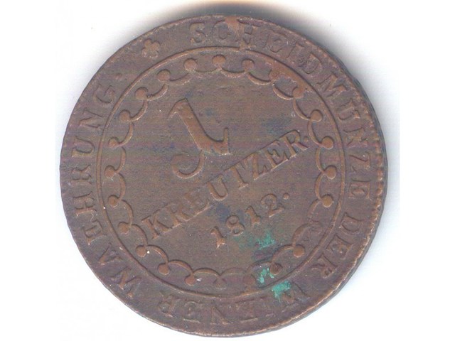 Austrija 1 kreuzer 1812 E