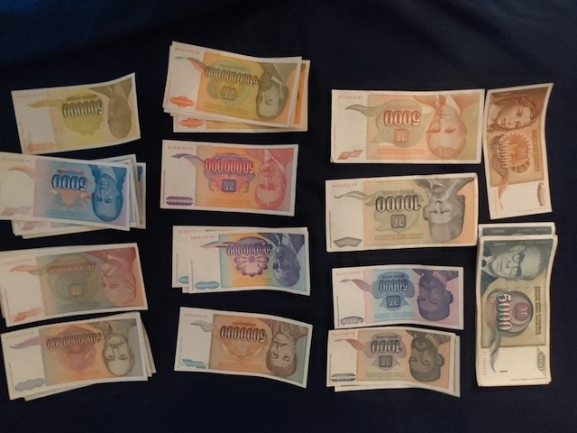 novčanice iz perioda 1992-1994