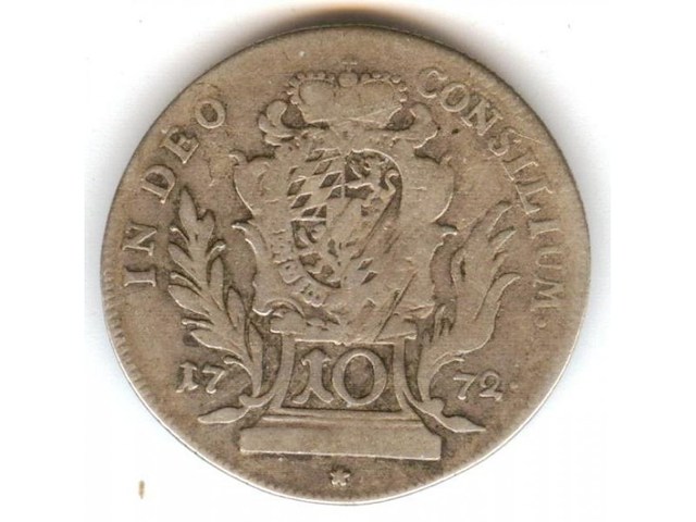 Nemacka 10 kreuzer Bavaria 1772