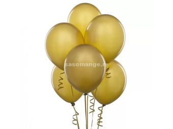 Gumeni baloni zlatni Festo 50kom