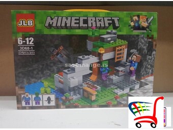 Minecraft zamak, kocke-234 kockica malo pakovanje - Minecraft zamak, kocke-234 kockica malo pakov...