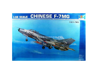 TRUMPETER 1/32 Chinese F-7MG military aircraft model