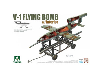 TAKOM 1/35 V-1 flying bomba military model