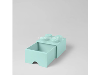 ROOM COPENHAGEN Chests storage box 4-es lego cube shape sea blue