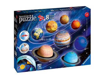 RAVENSBURGER Puzzle game 522 pieces 3D solar system