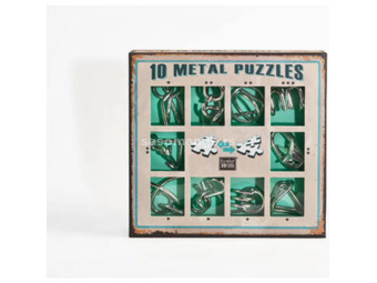10 Metal Puzzle Set - green