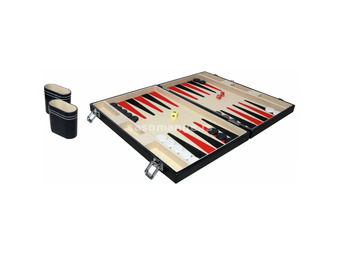 NORIS Deluxe Backgammon briefcase