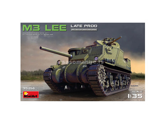 MINIART 1/35 M3 Lee tank later variant military vehicle model
