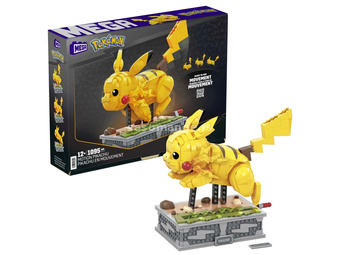 MATTEL Mega Construx Pokon moving Pikachu figura 1092 pieces