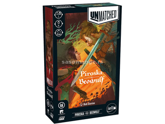 IELLO Unmatched - Little Red Riding Hood vs Beowulf board game