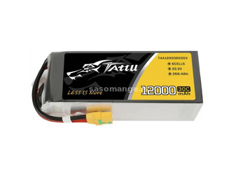 GENS ACE Tattu 12000mAh 22.2V 30C 6S1P XT90 rechargeable battery