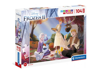 CLEMENTONI Puzzle game 104 pieces SuperColor Maxi Disney Frozen 2 23757
