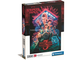 CLEMENTONI Puzzle game 1000 pieces Netflix Stranger Things 39653