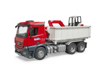 BRUDER Mercedes-Benz Arocs supplier container and mini grab