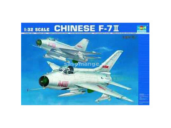 TRUMPETER 1/32 Chinese F-7 II military aircraft model