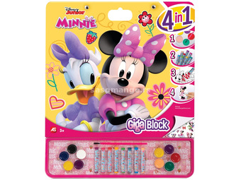 Giga coloring stock 4 az 1-ben - Disney Minnie mouse