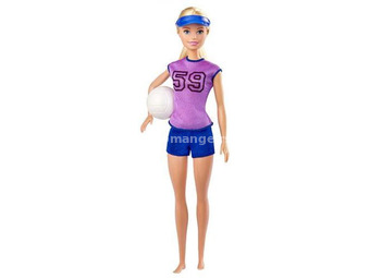 MATTEL GHT22 Barbie play volleyball baba