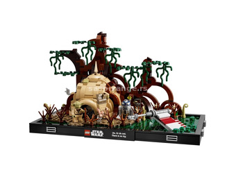 LEGO Star Wars Jedi training a Dagobah planet diorama 75330