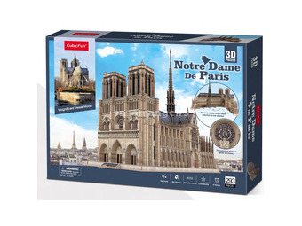CUBICFUN Puzzle game 293 pieces Notre Dame 3D