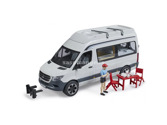 BRUDER Mercedes Benz Sprinter camping vehicle with accessories