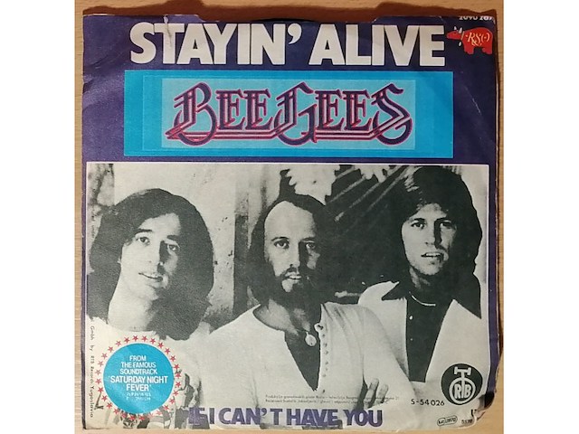 SP BEE GEES - Stayin` Alive (1978) vrlo dobra, VG-