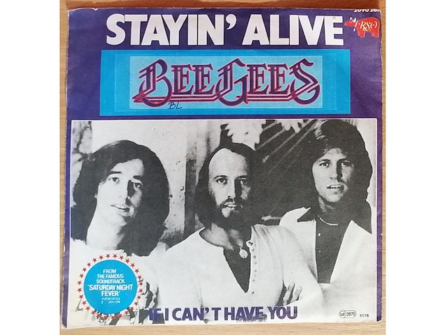 SP BEE GEES - Stayin` Alive (1978) PGP, NM, ODLIČNA