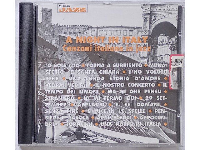 VARIOUS  -  A night in Italy: Canzoni Italiane in jazz