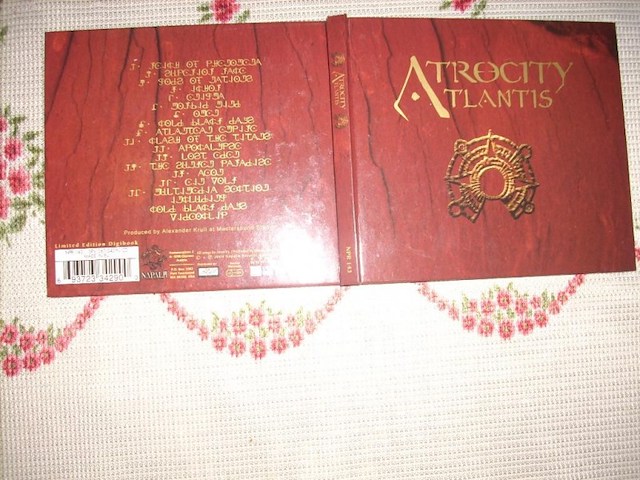 Atrocity ‎– Atlantis CD Digibook Enhanced Napalm 2004.