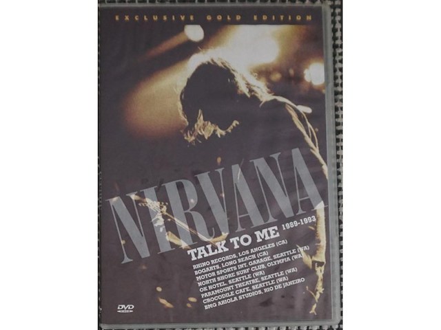 Nirvana - Talk To Me 1989-1993