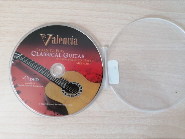 Kurs klasične gitare, engl, DVD, NOVO