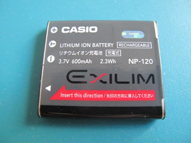 Casio Exilim baterija NP-120 za digitalne aparate